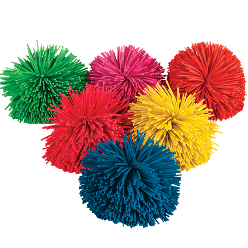 Pom Pom Ball Set of 6 – The Sensory Specialist PTY LTD