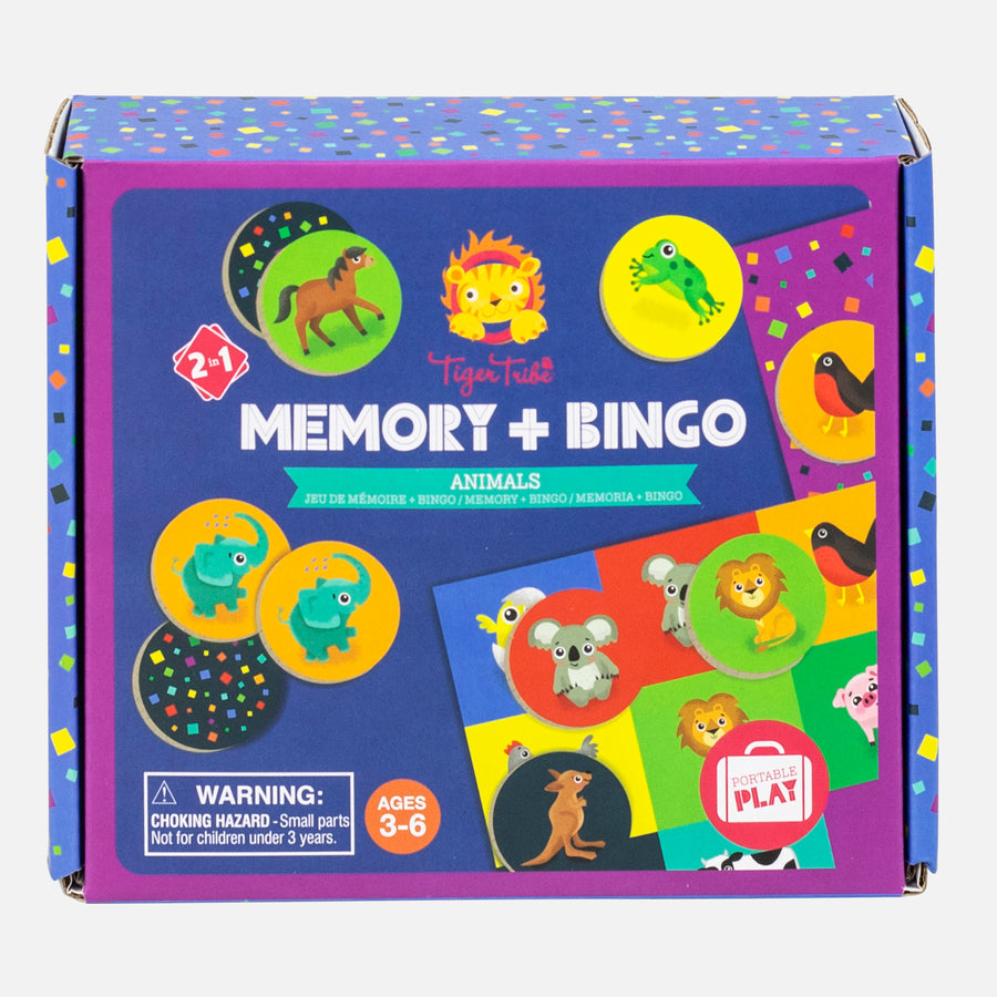 Memory and Bingo - Animals | Tiger Tribe – The Sensory Specialist PTY LTD