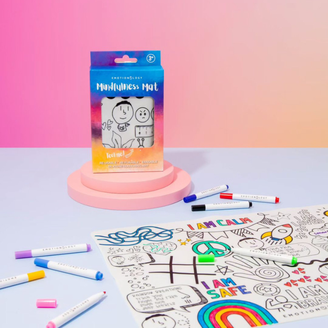 Emotionology Mindfulness Silicone Mat & Marker Kit | Reusable – The ...