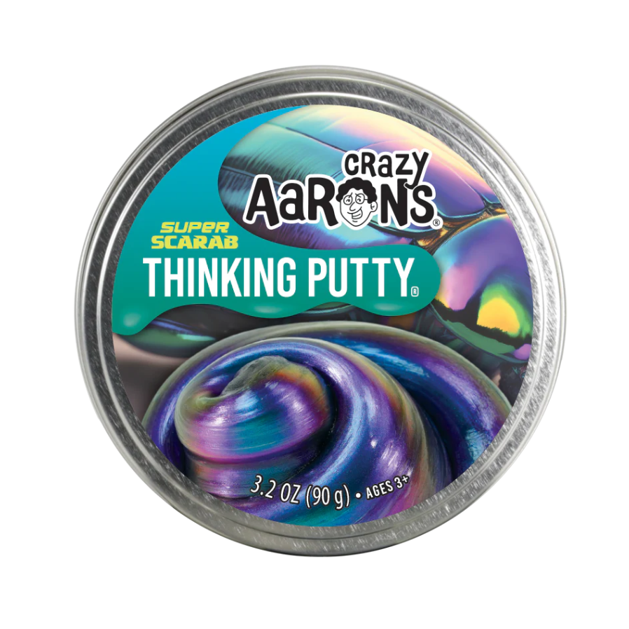 Super Scarab Crazy Aaron's Thinking Putty – The Sensory Specialist PTY LTD