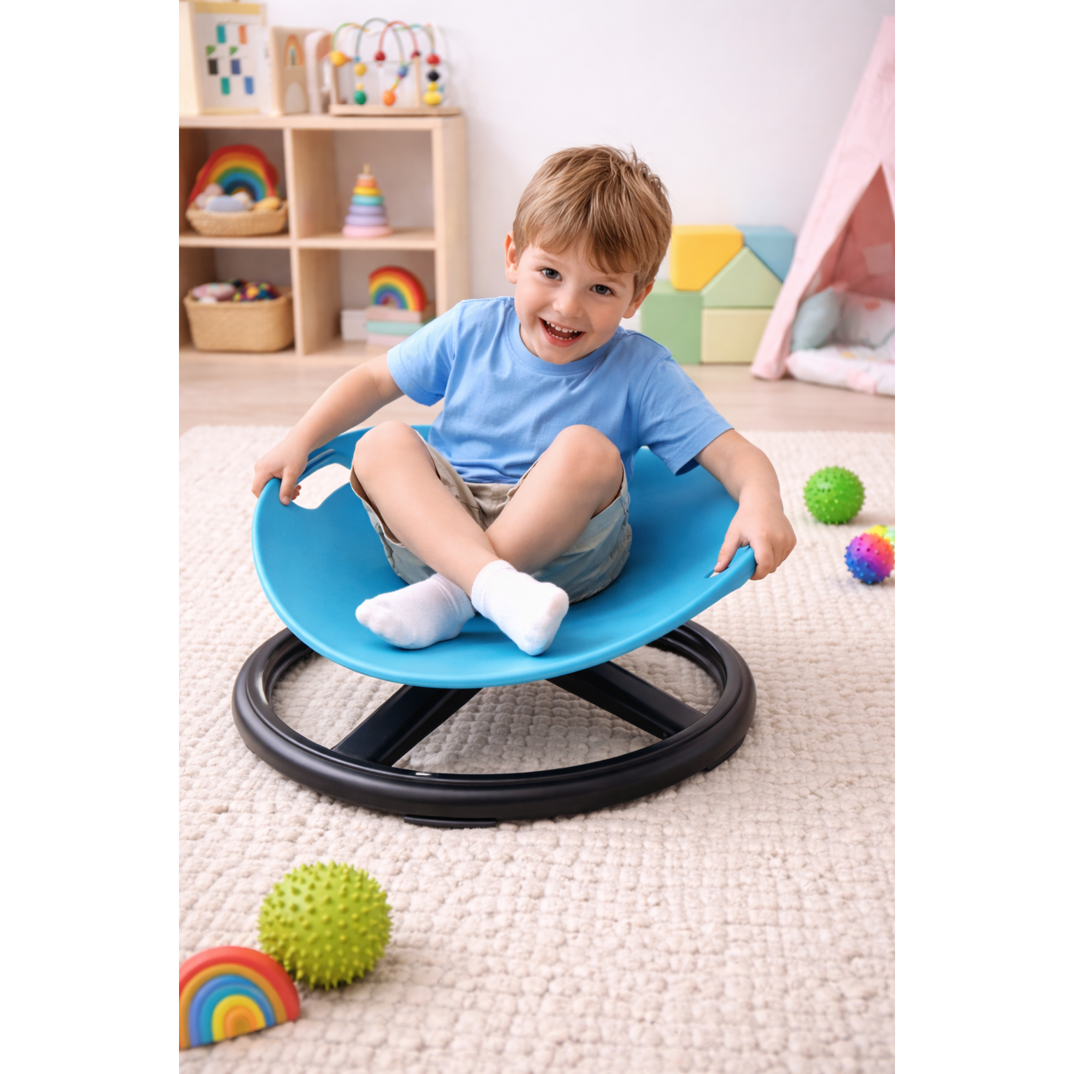 Spinning Sensory Chair – Rotating Balance Disc PRE ORDER – The Sensory ...